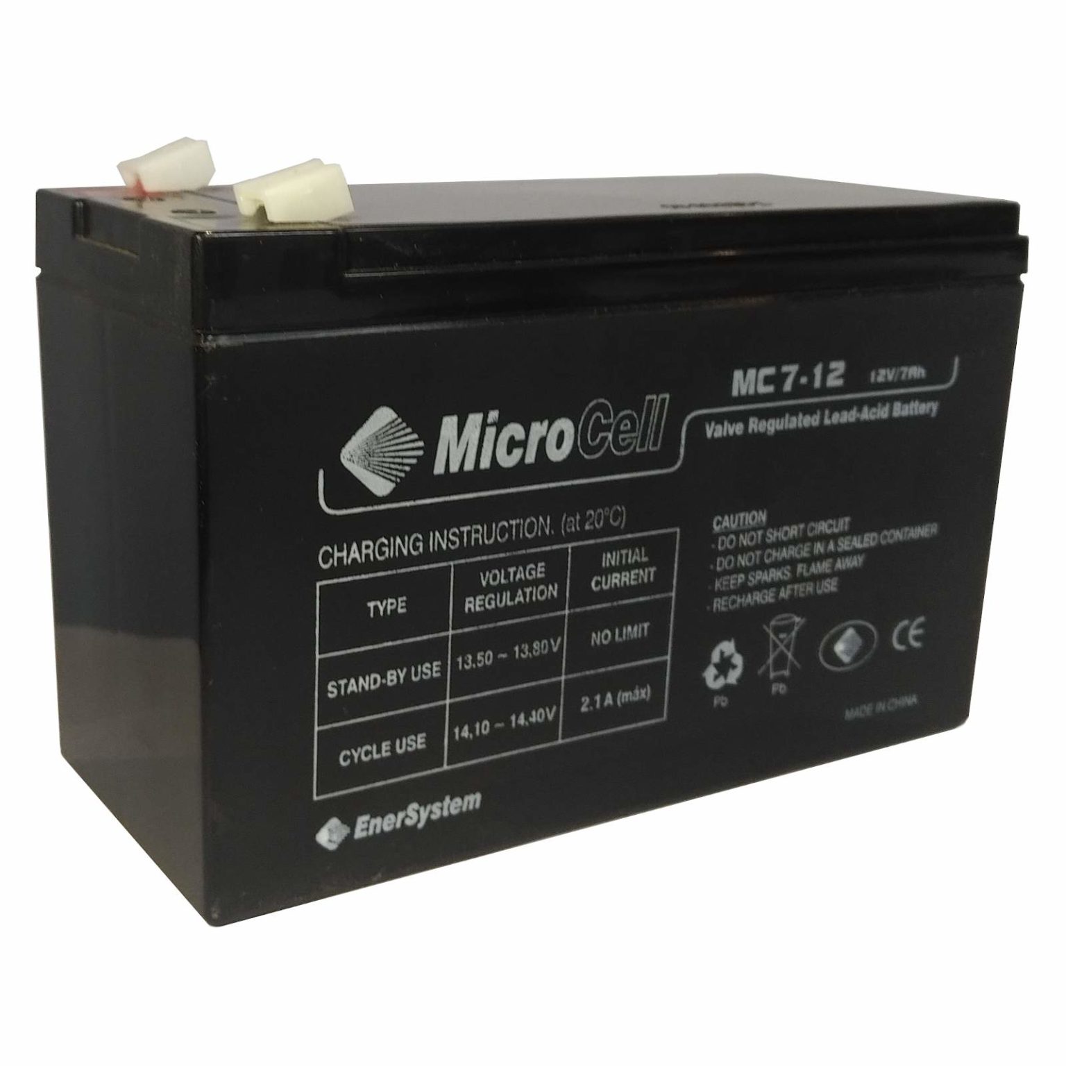 Batería 12V/6.7Ah MICROCELL MC7-12 AGM - Bessel Infraestructura